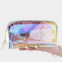 China Custom Logo Transparent Laser Cosmetic Pouch for Daily Life and Travel Convenience for sale