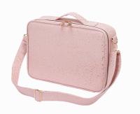 China Solid Pattern Type Cosmetic Bag for Customised Color Portable Handheld Shoulder Bag for sale