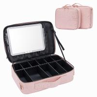 China Solid Pattern Type Cosmetic Bag for Customised Color Portable Handheld Shoulder Bag for sale