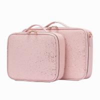 China Solid Pattern Type Cosmetic Bag for Customised Color Portable Handheld Shoulder Bag for sale