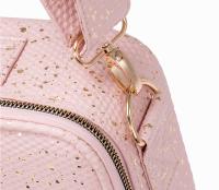 China Solid Pattern Type Cosmetic Bag for Customised Color Portable Handheld Shoulder Bag for sale