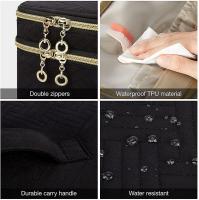 China Customised Waterproof Double Layer Women's Skincare Makeup Brush Divider Fashion Bag for sale