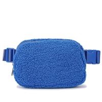 China OEM/ODM Accepted Women's Sherpa Cute Belt Bag Fashion Berber Fleece Fanny Pack for sale
