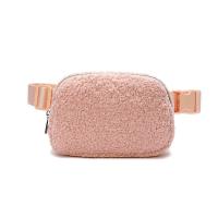 China OEM/ODM Accepted Women's Sherpa Cute Belt Bag Fashion Berber Fleece Fanny Pack for sale