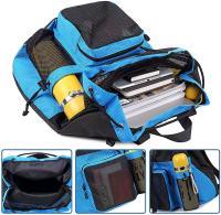 China Accepable OEM/ODM Bow Pattern Mesh Gym Backpack for Swimming Pool Beach Yoga Work Gear for sale