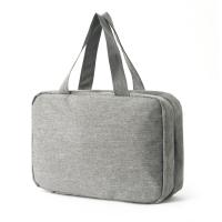 China Portable Polyester Four Fold Waterproof Travel Toiletry Bag for Customized Color Options for sale