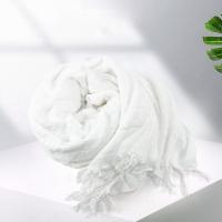 China Polyester Muslim White Color Men's Ihram Towel for Hajj/Ehram and Others Pattern Type for sale