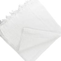 China Polyester Muslim White Color Men's Ihram Towel for Hajj/Ehram and Others Pattern Type for sale