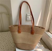 China Newest Fashionable Mexico French Basket Straw Weave Beach Bags 2024 Tote Bag for Women for sale