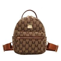 China Leopard Pattern Mini Smart Black School Bags for Children Fashionable PU Material for sale