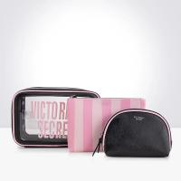 China Waterproof PVC Large-Capacity Three-in-One Combination Bag for Cosmetics Organization for sale
