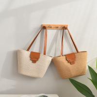 China Acceptable OEM/ODM Customized Color Women's Straw Beach Bag for Summer Travel for sale