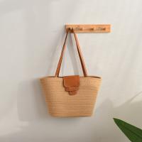 China Acceptable OEM/ODM Customized Color Women's Straw Beach Bag for Summer Travel for sale