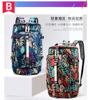 China Floral Pattern Women Bagpack Gym Fitness Bag for Outdoor Activities and Travel for sale
