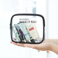 China Medium-Sized Transparent Pouch for Travel Toiletries and Beauty Necessities for sale