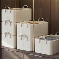 China Large Capacity Stackable Storage Bag Organizer for Bedding and Clothes Fashion Style for sale