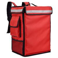 China Multilayer Heated Delivery Backpack With Plus Cup Holder for Thermal Drinks Packaging for sale
