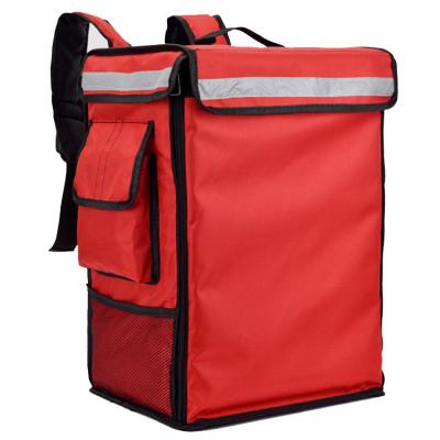 China Multilayer Heated Delivery Backpack With Plus Cup Holder for Thermal Drinks Packaging for sale