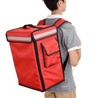 China Multilayer Heated Delivery Backpack With Plus Cup Holder for Thermal Drinks Packaging for sale