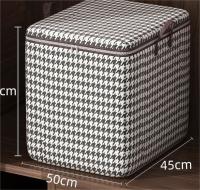 China Large Capacity Fabric Foldable Clothes Toys Storage Basket in 80l for Customized Color for sale
