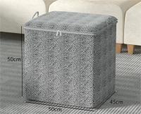 China Large Capacity Fabric Foldable Clothes Toys Storage Basket in 80l for Customized Color for sale