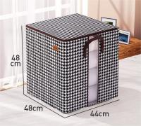 China Large Capacity Fabric Foldable Clothes Toys Storage Basket in 80l for Customized Color for sale