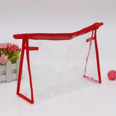 China Women Bulk Makeup Pouch Transparent PVC Waterproof Travel Toiletry Bag for Daily Life for sale