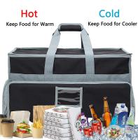 China Custom Logo Accepted Pizza Delivery Bag Food Delivery Thermal Bag Backpack Warmer Bag for sale