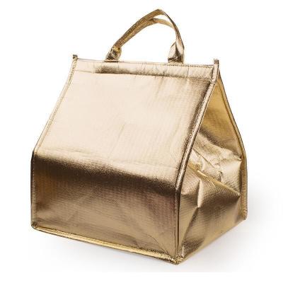 China Custom Logo Accepted Insulated Lunch Cooler Bag Rigid With Aluminium Foil Eco Friendly for sale
