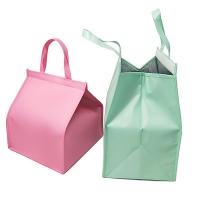 China Custom Logo Accepted Insulated Lunch Cooler Bag Rigid With Aluminium Foil Eco Friendly for sale