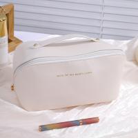 China Canvas Cosmetic Bag Waterproof Fashion Travel Storage Woman Makeup Case with Zipper for sale