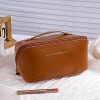 China Canvas Cosmetic Bag Waterproof Fashion Travel Storage Woman Makeup Case with Zipper for sale