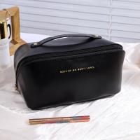 China Canvas Cosmetic Bag Waterproof Fashion Travel Storage Woman Makeup Case with Zipper for sale