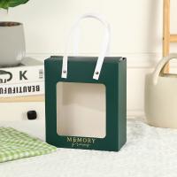 China Custom Printed Kraft Handle Paper Bag for Retail Packaging Clothing Shoes Fur Gifts for sale