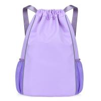 China String Closure Outdoor Activities Backpack with Volleyball Design and Laptop Compartment for sale
