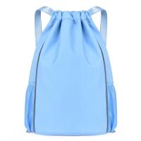 China String Closure Outdoor Activities Backpack with Volleyball Design and Laptop Compartment for sale