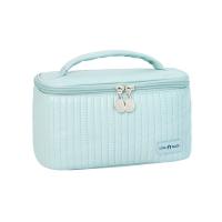 China Women's Waterproof PU Cosmetic Tote Bag with Zipper Closure and Portable Design for sale