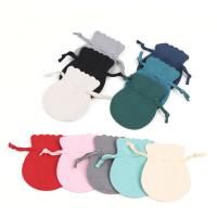 China Customized Logo Silk Satin Dust Velvet Pouch Drawstring Jewelry Bag Other Decoration for sale