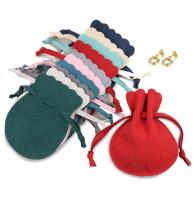 China Customized Logo Silk Satin Dust Velvet Pouch Drawstring Jewelry Bag Other Decoration for sale
