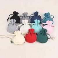 China Customized Logo Silk Satin Dust Velvet Pouch Drawstring Jewelry Bag Other Decoration for sale