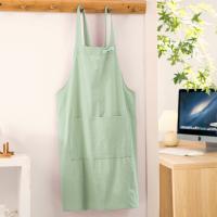 China Customized Cotton Canvas Aprons With Pocket for Home Restaurant Bar Cafe Uniform for sale