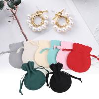 China Customized Logo Silk Satin Dust Velvet Pouch Drawstring Jewelry Bag Other Decoration for sale