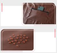China Eco-Friendly Leather Material Multi-function Kitchen Leather Apron for Daily Life Uniform for sale