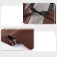 China Eco-Friendly Leather Material Multi-function Kitchen Leather Apron for Daily Life Uniform for sale
