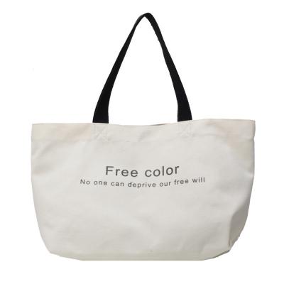 China Fashionable Print Pattern Canvas Tote Bag for Women Oversized Weekend Grocery Handbag for sale