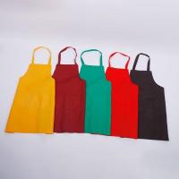 China Black Cotton Polyester Waterproof Kitchen Apron for Daily Life Uniform Type Wait Staff for sale