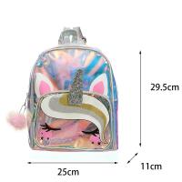 China Accepable OEM/ODM Clear Backpack Cute Unicorn Kindergarten Kids Bag Small Backpack For Boys Girls for sale