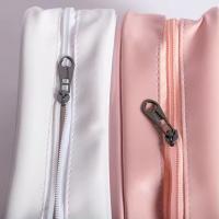China Waterproof Frosted Bag Custom Logo Printed Fashion Cosmetic Bag PVC Bag Makeup Bag for sale
