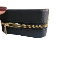 China Convenient Custom Logo Leather Carrying Holder Zipper Portable Bag for Jewelry Storage for sale
