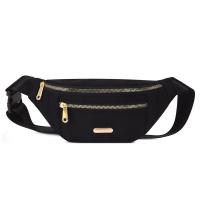 China Custom Logo Plain Zipper Closure Waist Bag Portable Outdoor Pouch Bum Bag for Running for sale